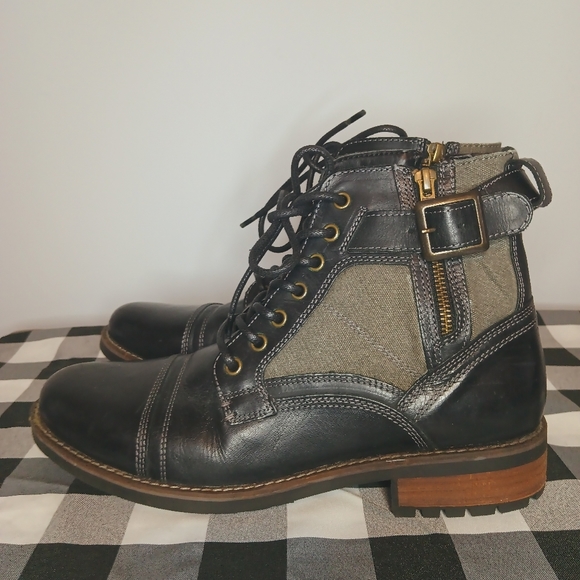 Steve Madden | Shoes | Steve Madden Mens Ptaken Leather Boot With ...